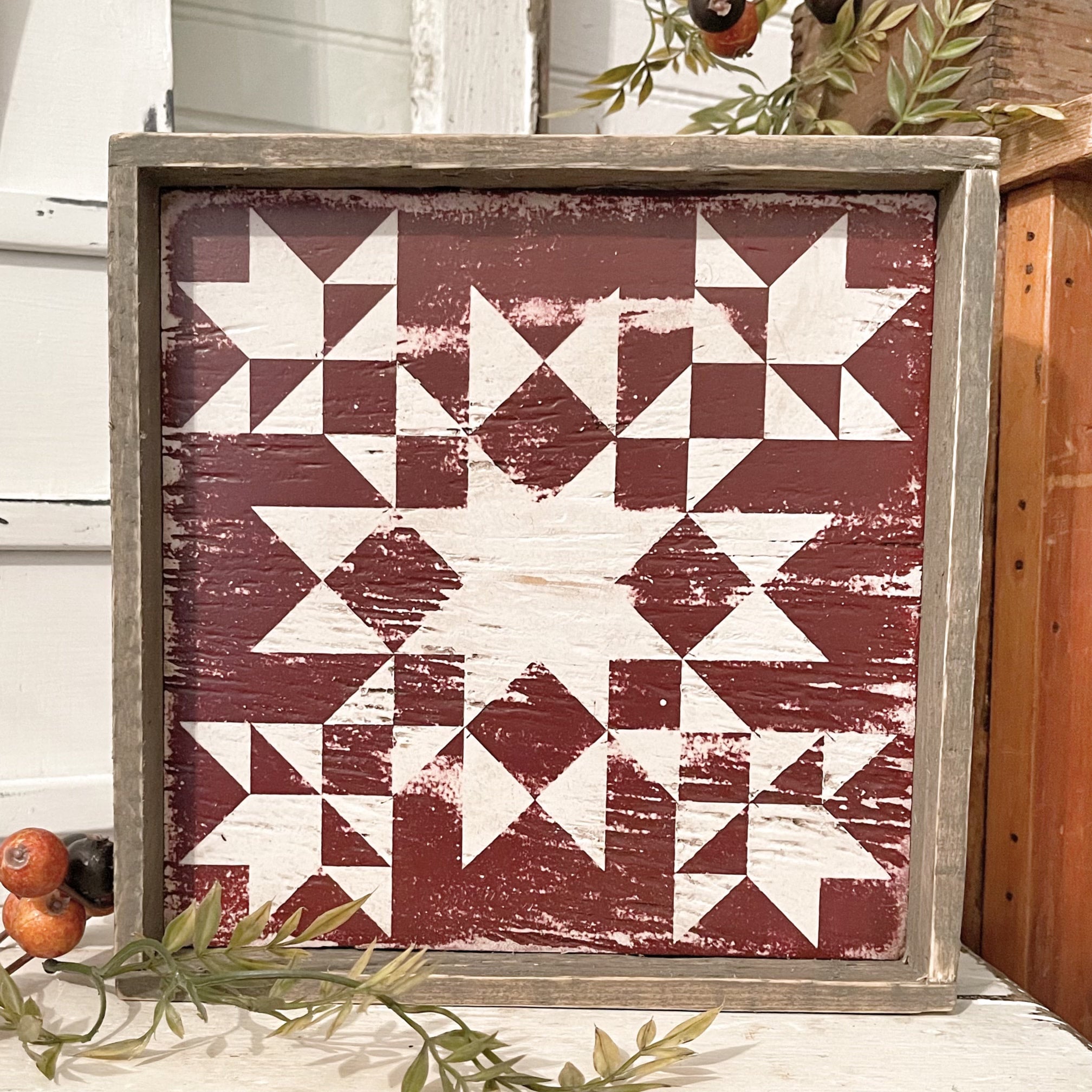 Barn Star Quilt Block | Farmhouse to Farmhouse LLC.